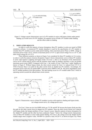 Power dissipation analysis of PV module under partial shading | PDF