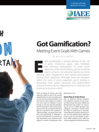 Got Gamification? Meeting Event Goals With Games | PDF | Board Games ...