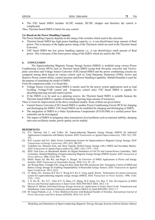 Modeling and Simulation of Superconducting Magnetic Energy Storage Systems | PDF