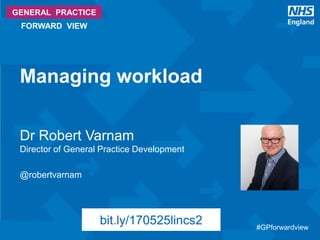 Managing workload in general practice | PPT