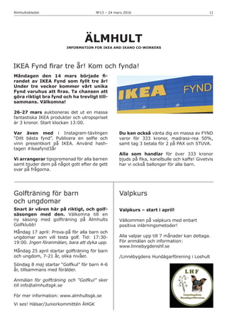 About IKEA Talent Focus Week Sweden | PDF