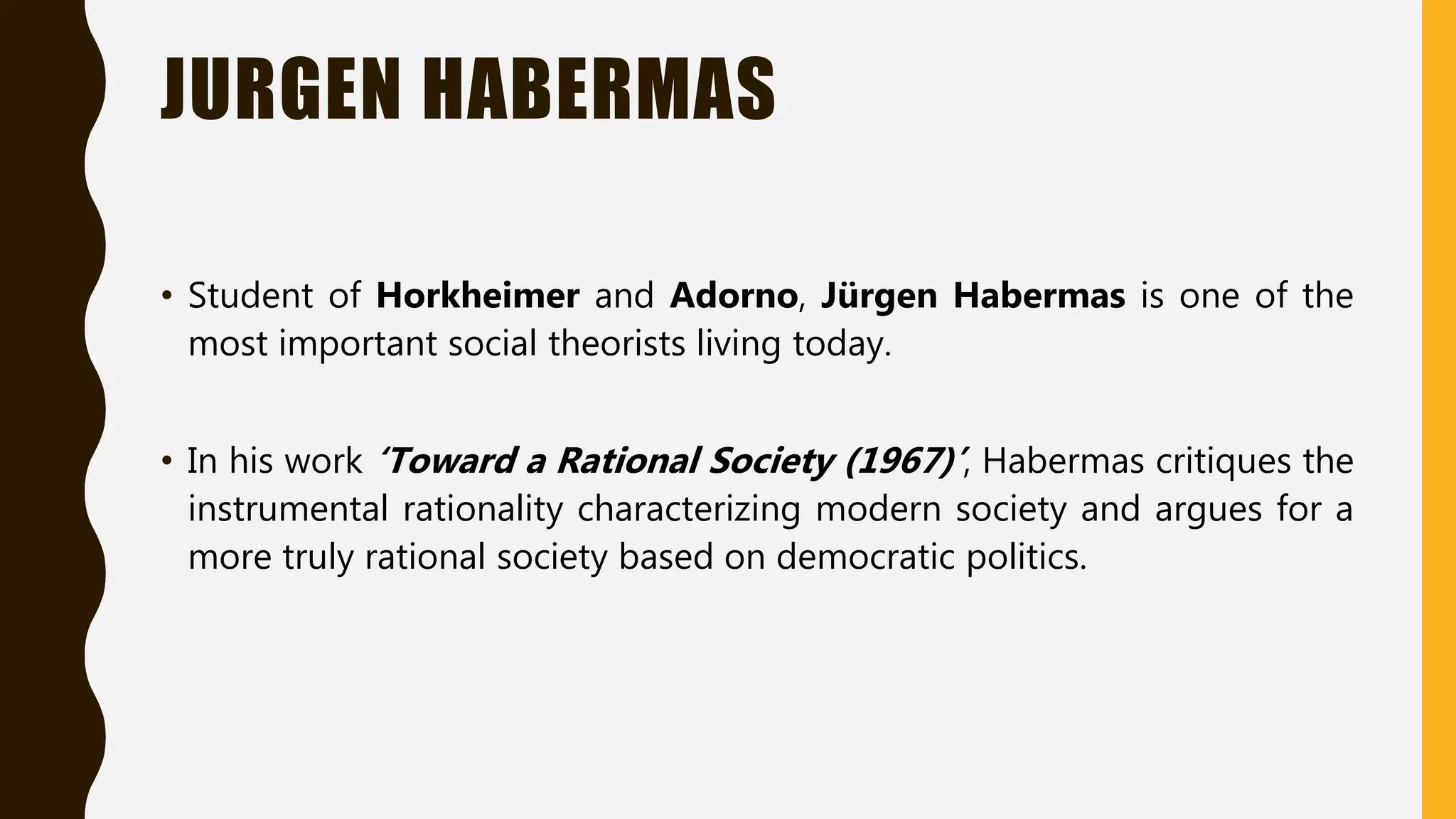 Critical Theory - Frankfurt School | PPTX