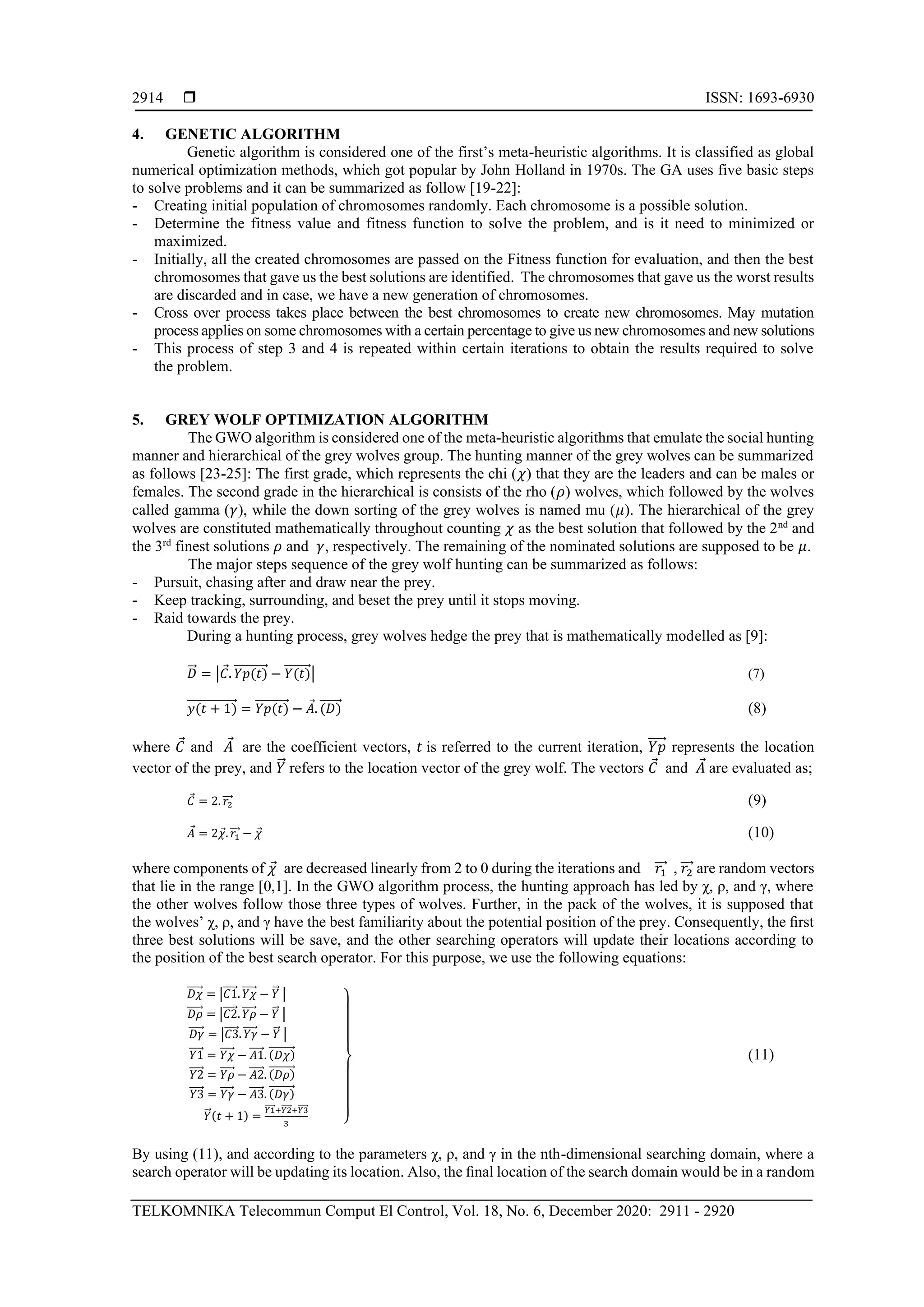 A beamforming comparative study of least mean square, genetic algorithm and grey wolf ...
