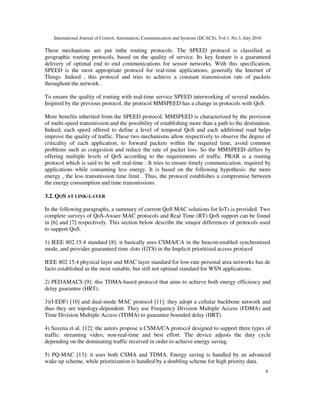 A STUDY OF QOS 6LOWPAN FOR THE INTERNET OF THINGS | PDF