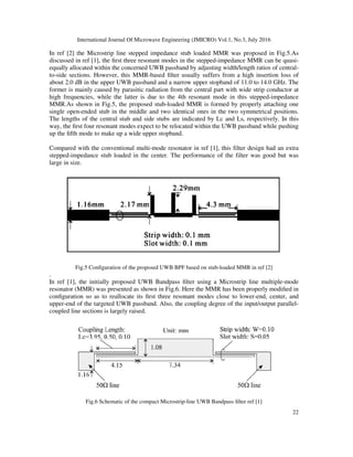 A DESIGN AND ANALYSIS OF COMPACT MICROSTRIP BANDPASS FILTER WITH INTEGRATED LNA FOR 0.8 TO 2.7 ...