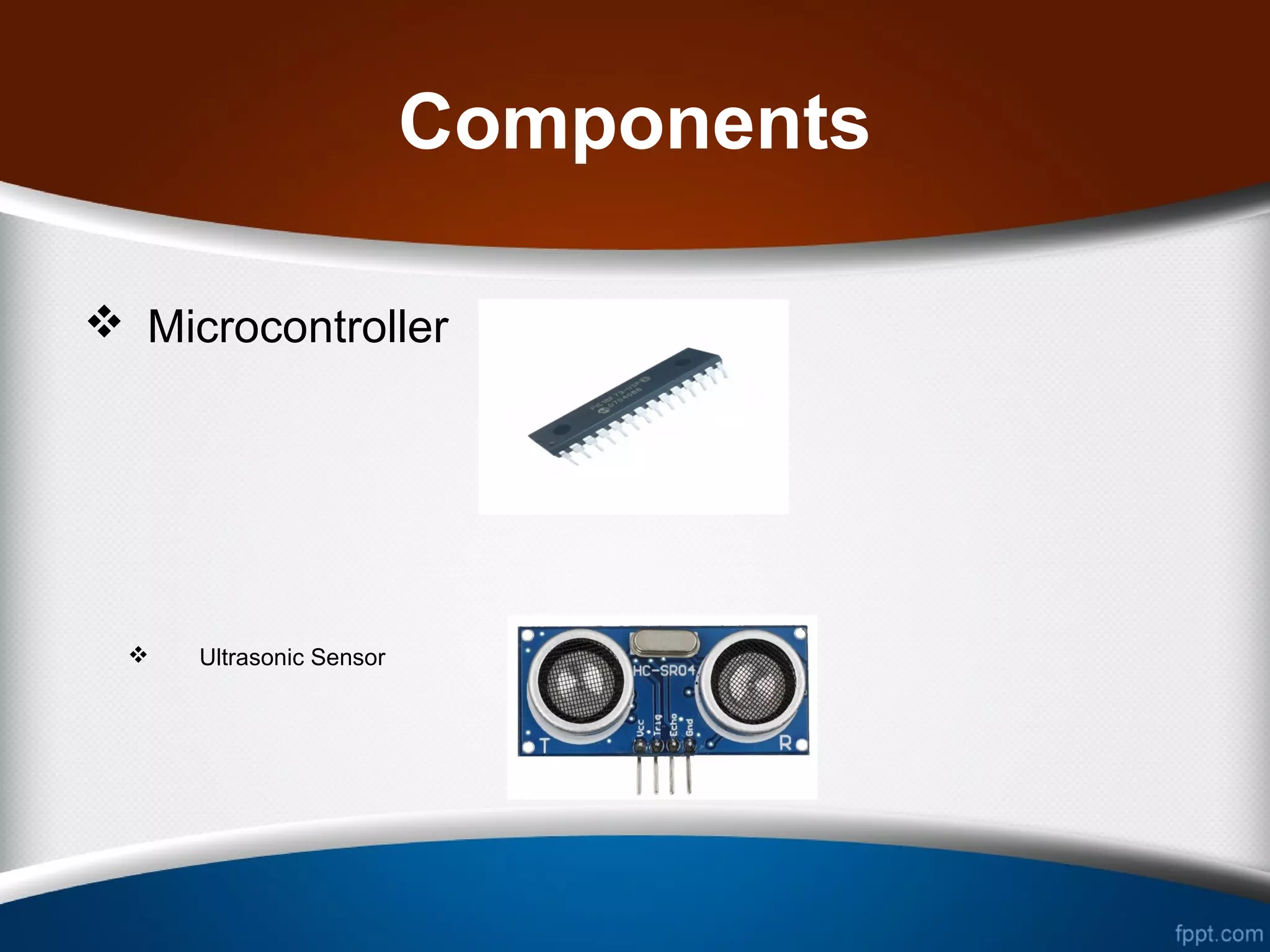 sensor assisted smart white cane for blind man using Arduino UNO | PPT ...