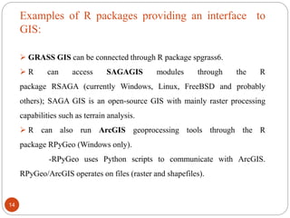 R programming language in spatial analysis | PPT