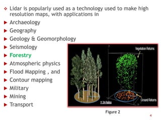 LIDAR TECHNOLOGY AND ITS APPLICATION ON FORESTRY | PPTX