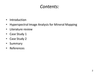 HYPERSPECTRAL RS IN MINERAL MAPPING | PDF | Photo Editing Software | Computer Software and ...