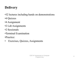 Introduction To Programming | PPT