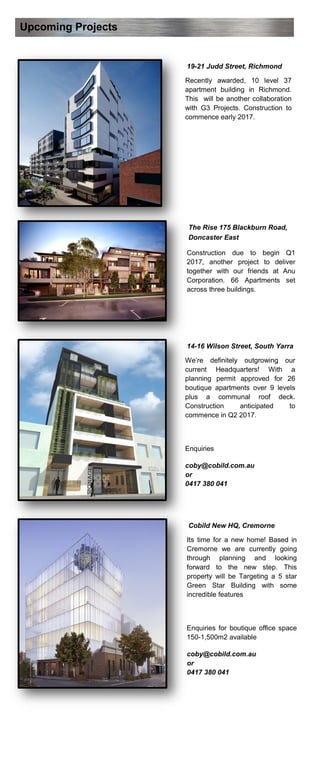 Cobild Newsletter 2016 | PDF | Construction Industry | Industries