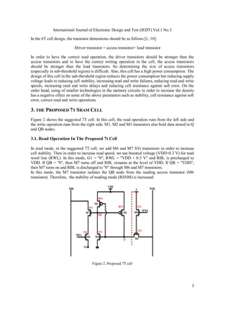 A SINGLE-ENDED AND BIT-INTERLEAVING 7T SRAM CELL IN SUB-THRESHOLD REGION WITH A SMALL AREA ...