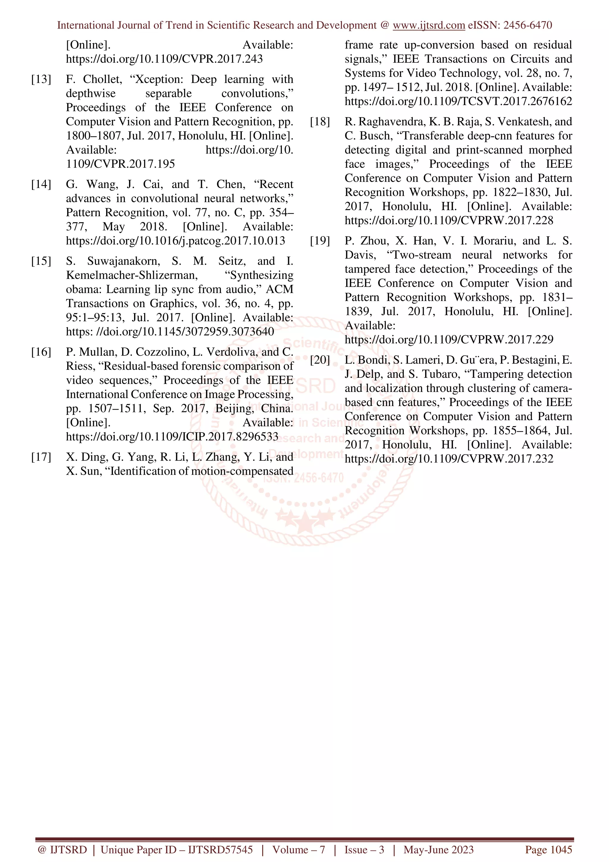 Broadcasting Forensics Using Machine Learning Approaches | PDF