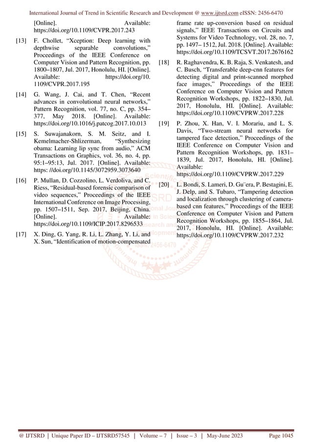Broadcasting Forensics Using Machine Learning Approaches | PDF
