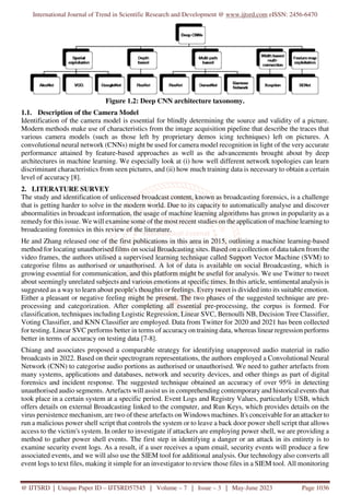 Broadcasting Forensics Using Machine Learning Approaches | PDF