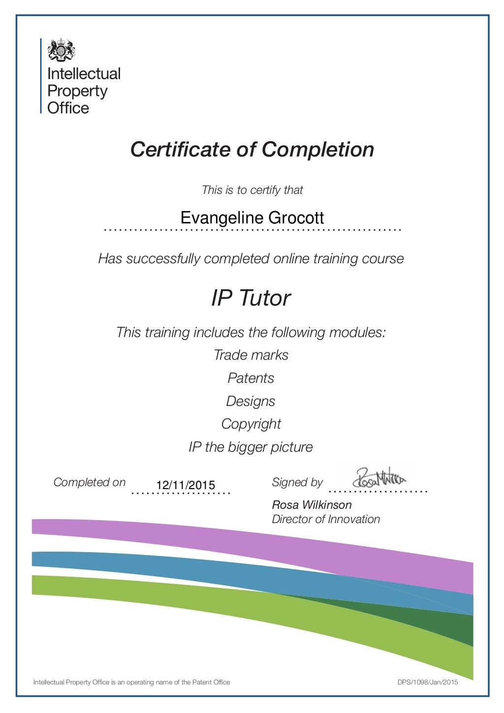 IPO-Tutor-certificate