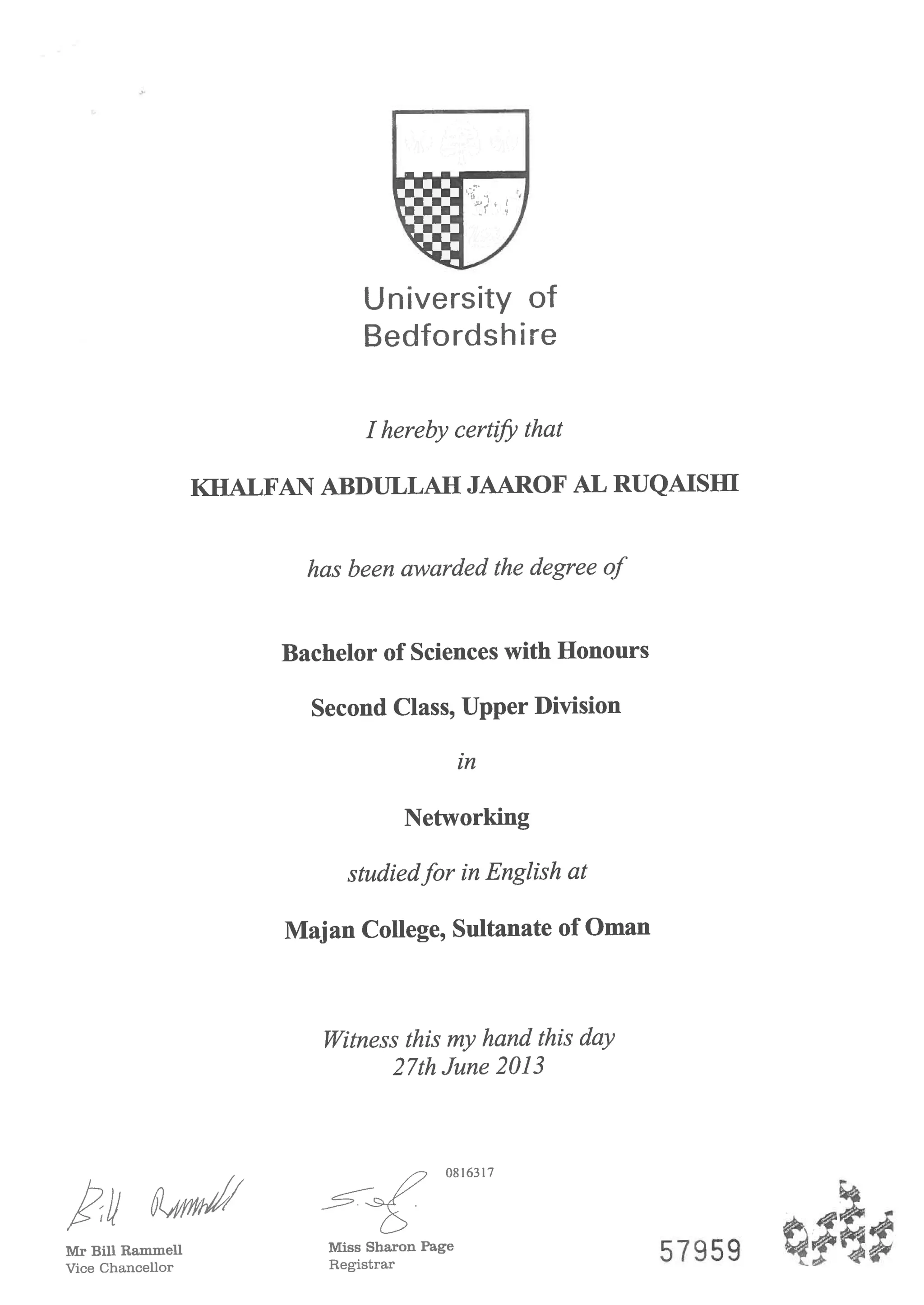 BsC certificate | PDF