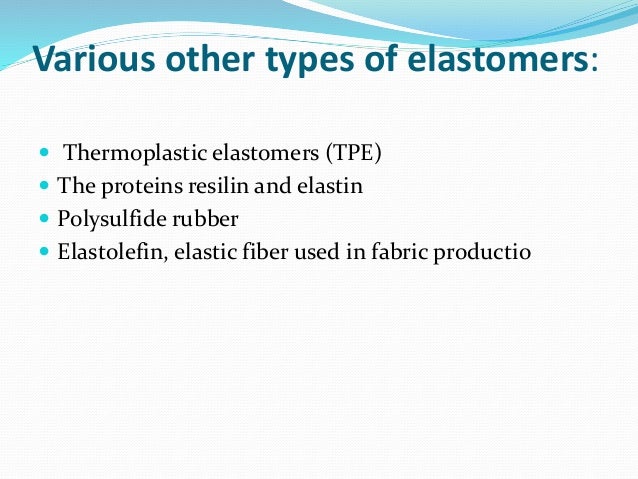Elastomeric Fiber