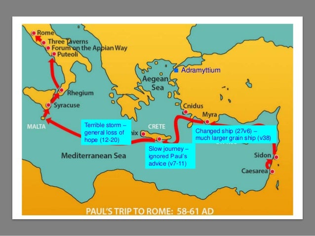 lessons from paul's journey to rome