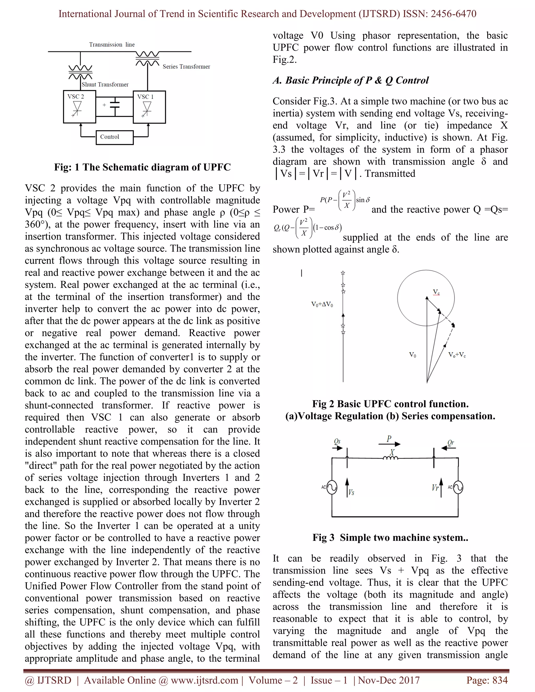 Power Quality Improvement in Power System using UPFC | PDF