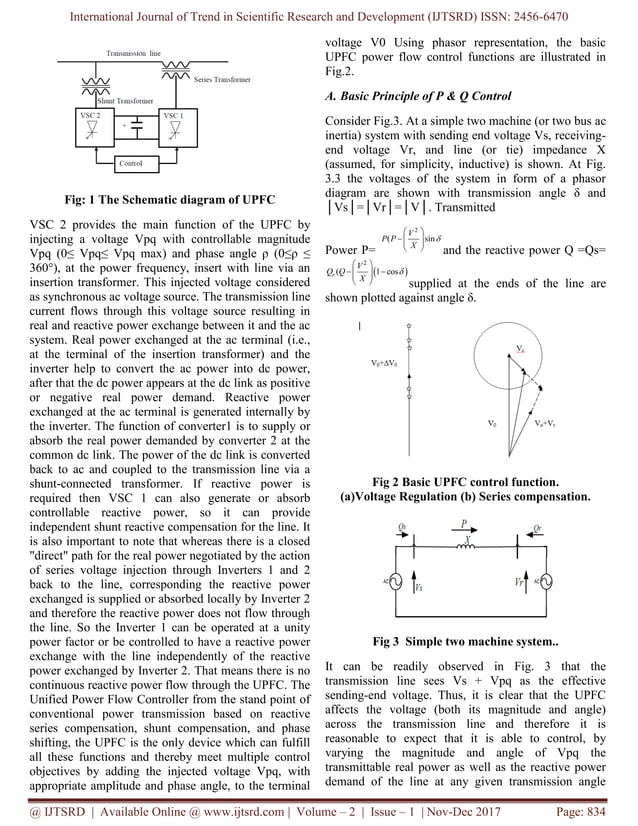 Power Quality Improvement in Power System using UPFC | PDF