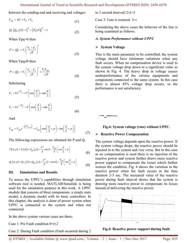 Power Quality Improvement in Power System using UPFC | PDF