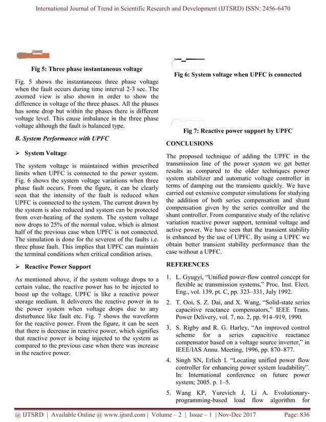 Power Quality Improvement in Power System using UPFC | PDF
