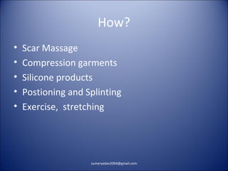 scar management - nonsurgical | PPT