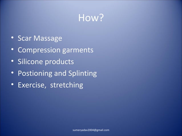 scar management - nonsurgical | PPT