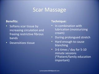 scar management - nonsurgical | PPT