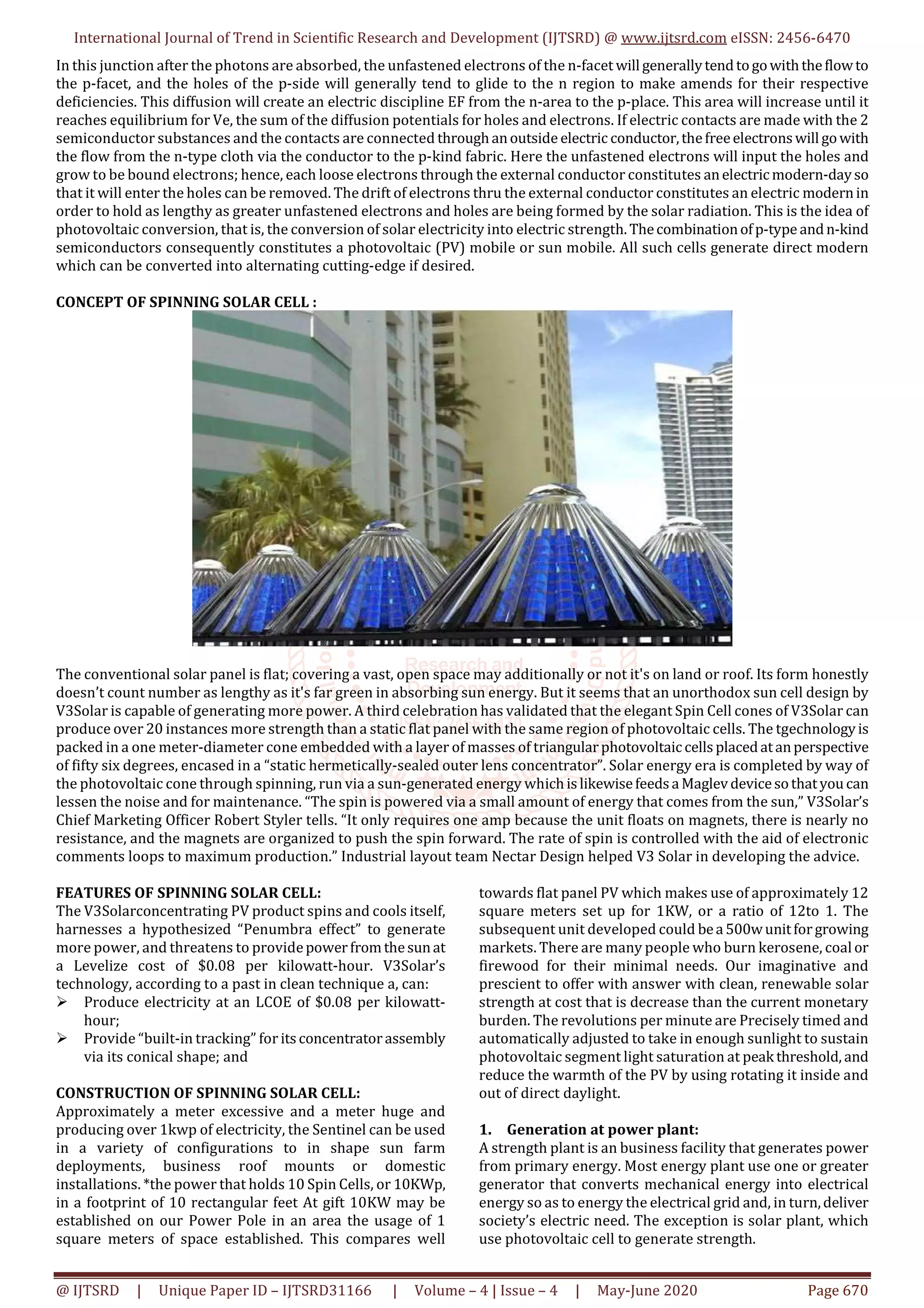 The Spinning Solar Cell | PDF