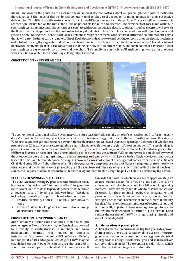 The Spinning Solar Cell | PDF
