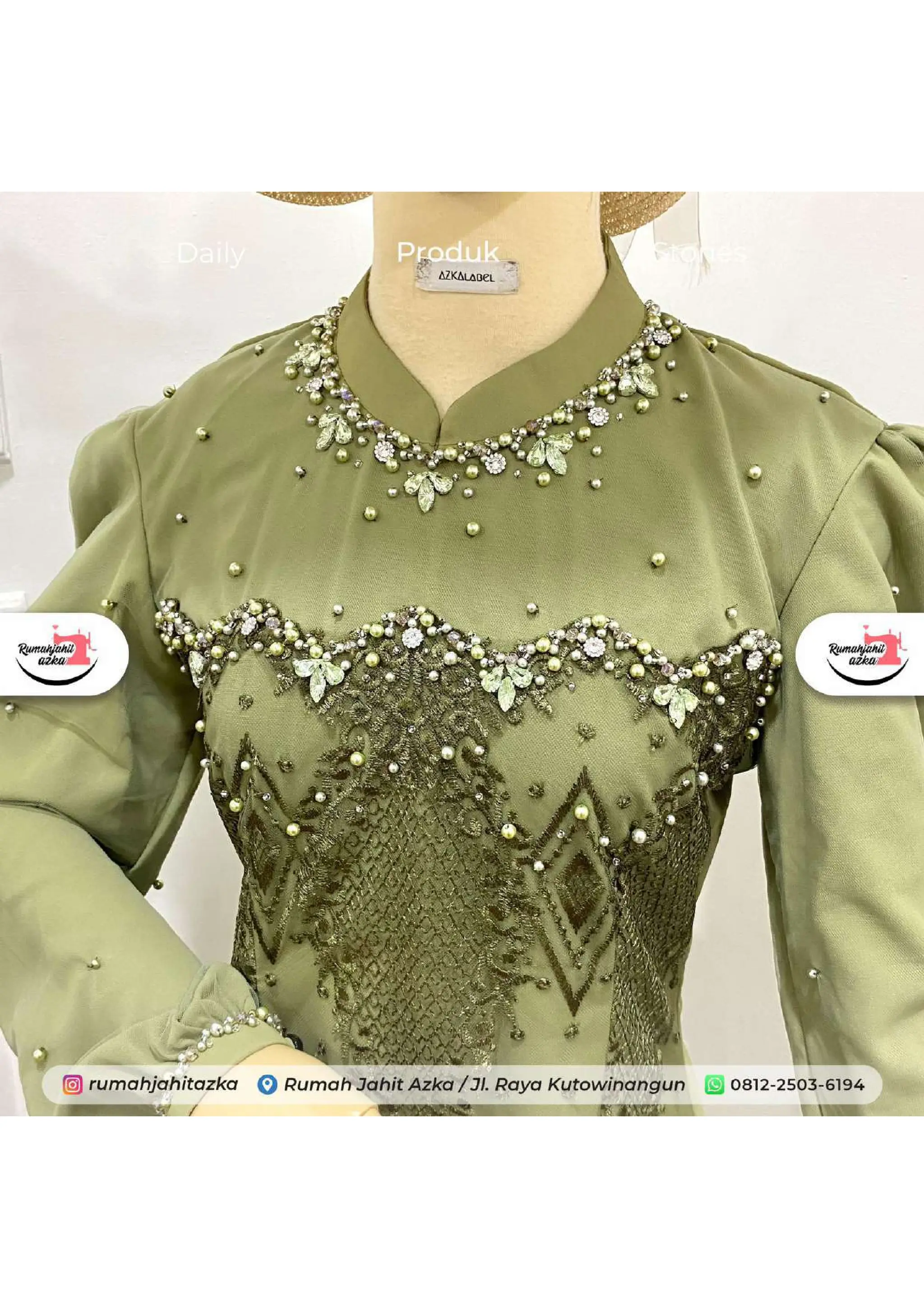Dress Brokat Mix Payet by Rumah Jahit Azka | PDF