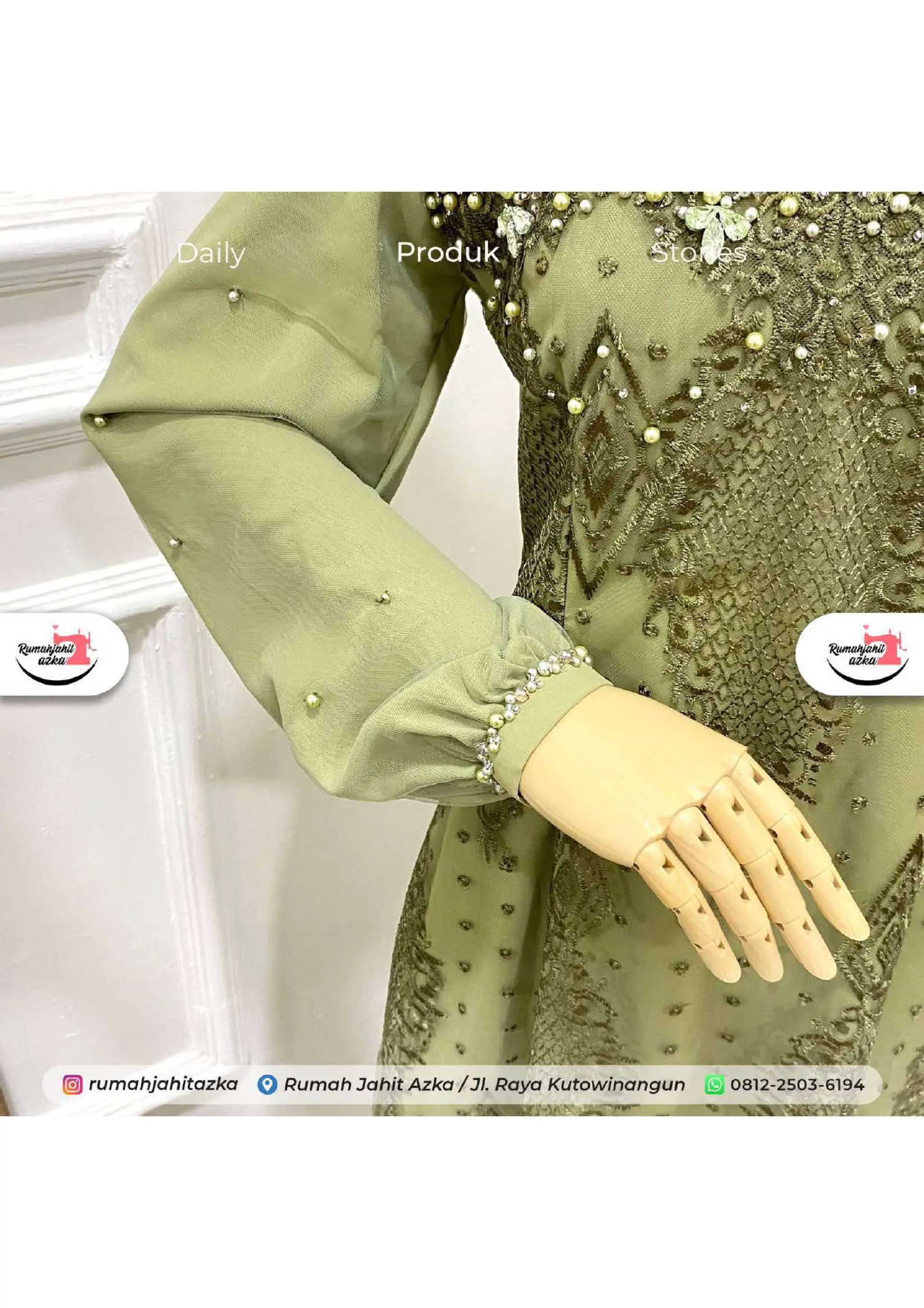 Dress Brokat Mix Payet by Rumah Jahit Azka | PDF
