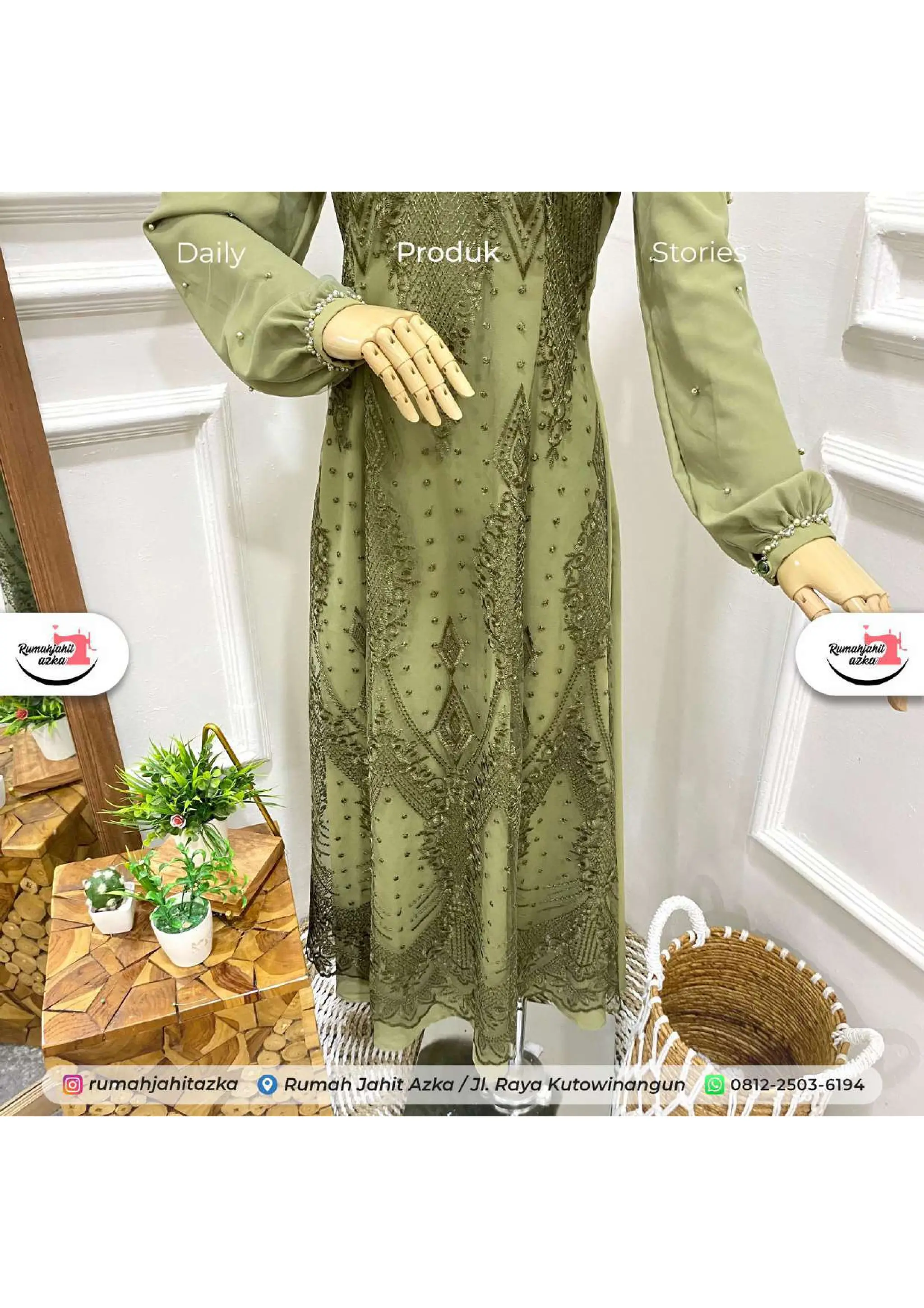 Dress Brokat Mix Payet by Rumah Jahit Azka | PDF