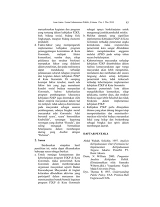 implementasi kebijakan program penanggulangan kebijakan | PDF