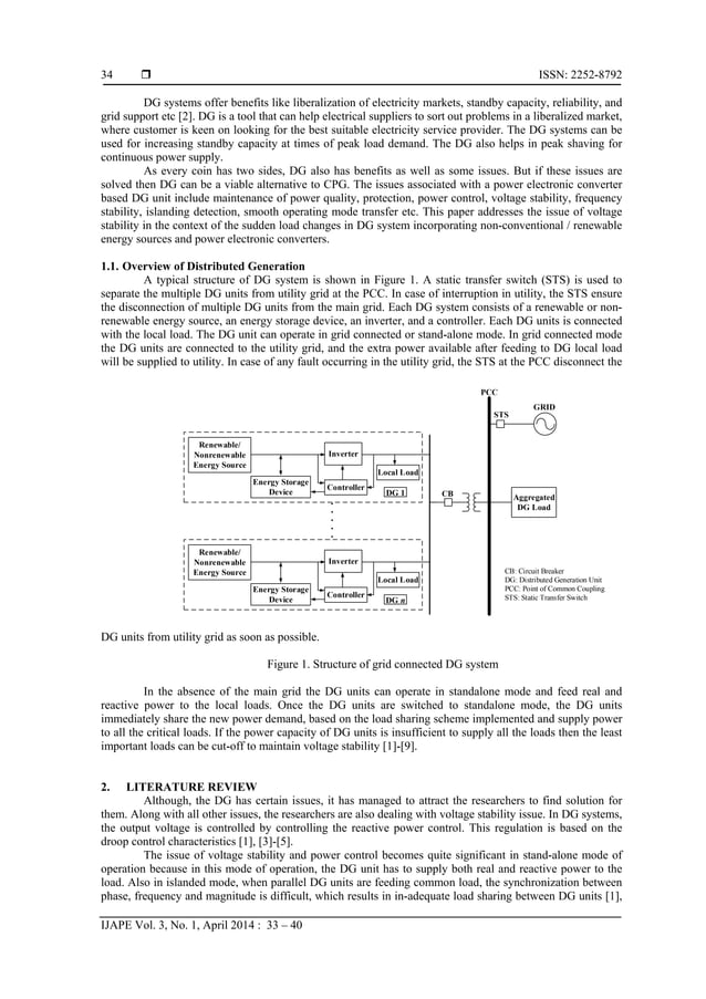 Performance Analysis of Voltage Stability Against Sudden Load Changes in Voltage Controlled ...