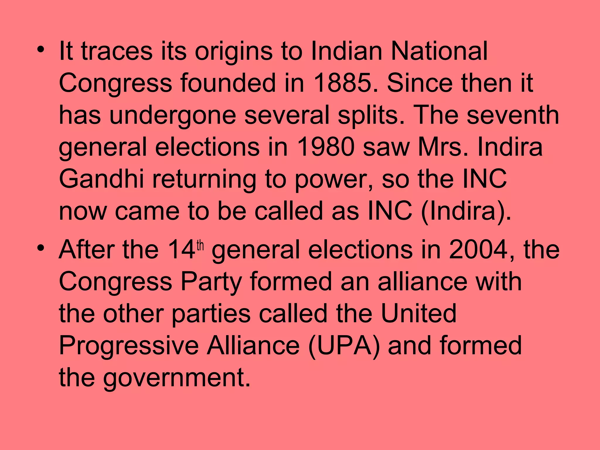 Political Parties Of India | PPT