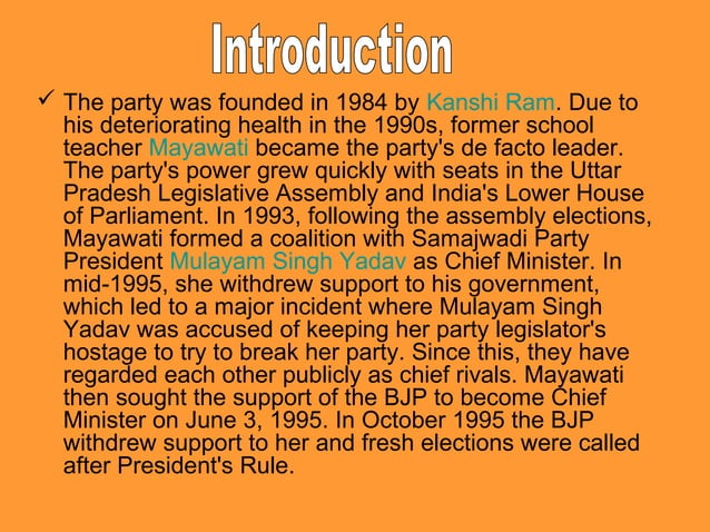 Political Parties Of India | PPT