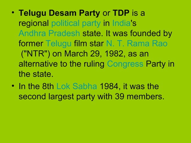 Political Parties Of India | PPT