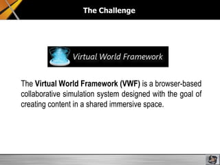 Extending the Virtual World Framework for Mobile Training | PPTX | Web ...