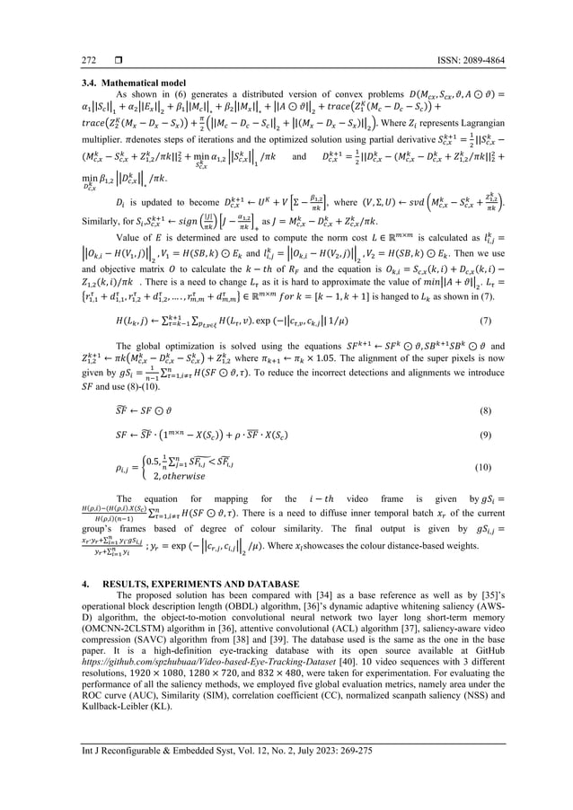 Video saliency-detection using custom spatiotemporal fusion method | PDF