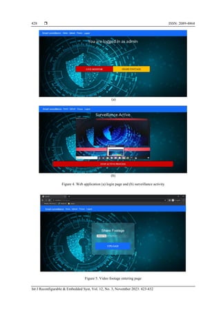 Smart surveillance using deep learning | PDF