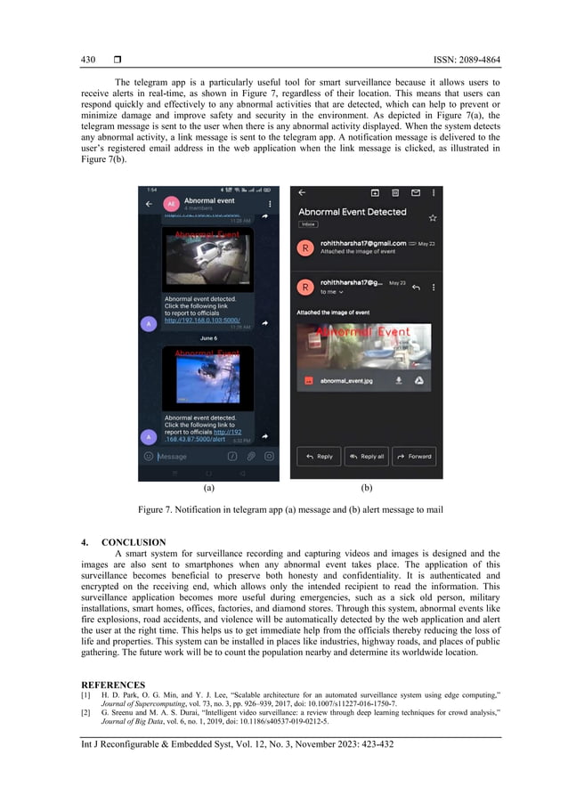 Smart surveillance using deep learning | PDF