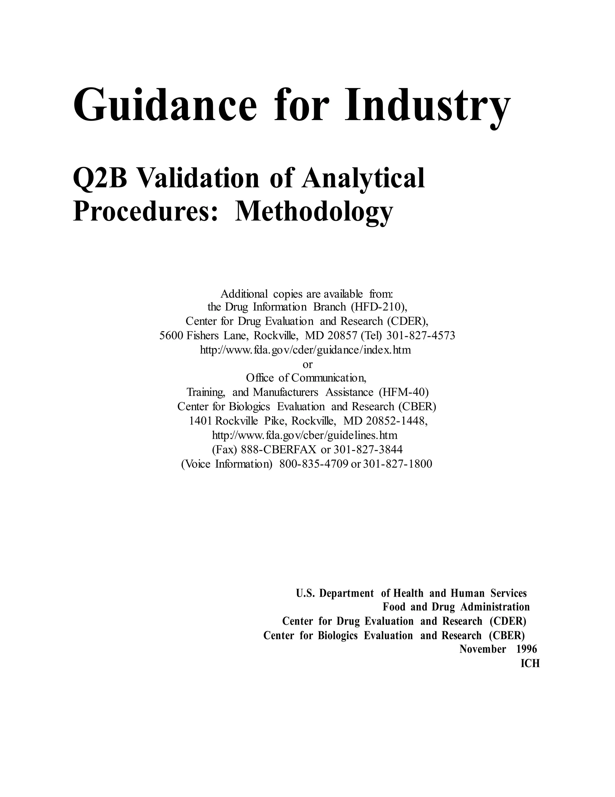 Guidance for Industry Q2B Methodology | DOCX