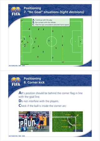 Guidelines for Assistant Referees | PDF