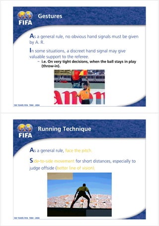 Guidelines for Assistant Referees | PDF