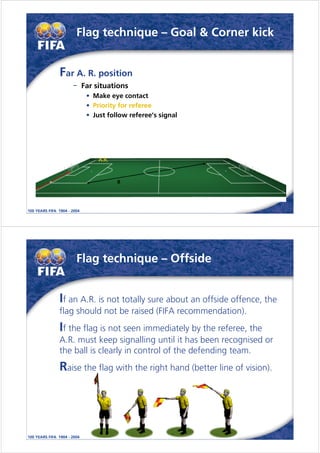 Guidelines for Assistant Referees | PDF