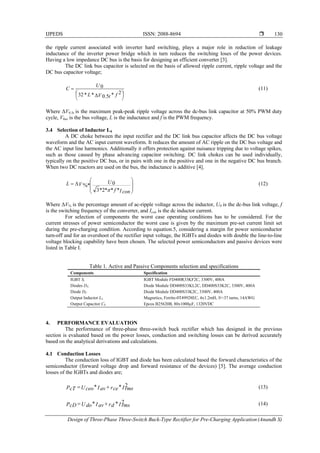 Design of Three-Phase Three-Switch Buck-Type Rectifier for Pre-Charging ...