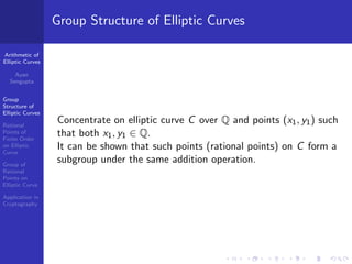 Elliptic Curve Cryptography: Arithmetic behind | PPT
